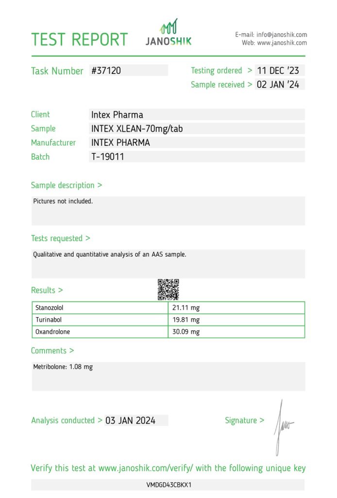 Intex Xlean-70 – IntexPharma